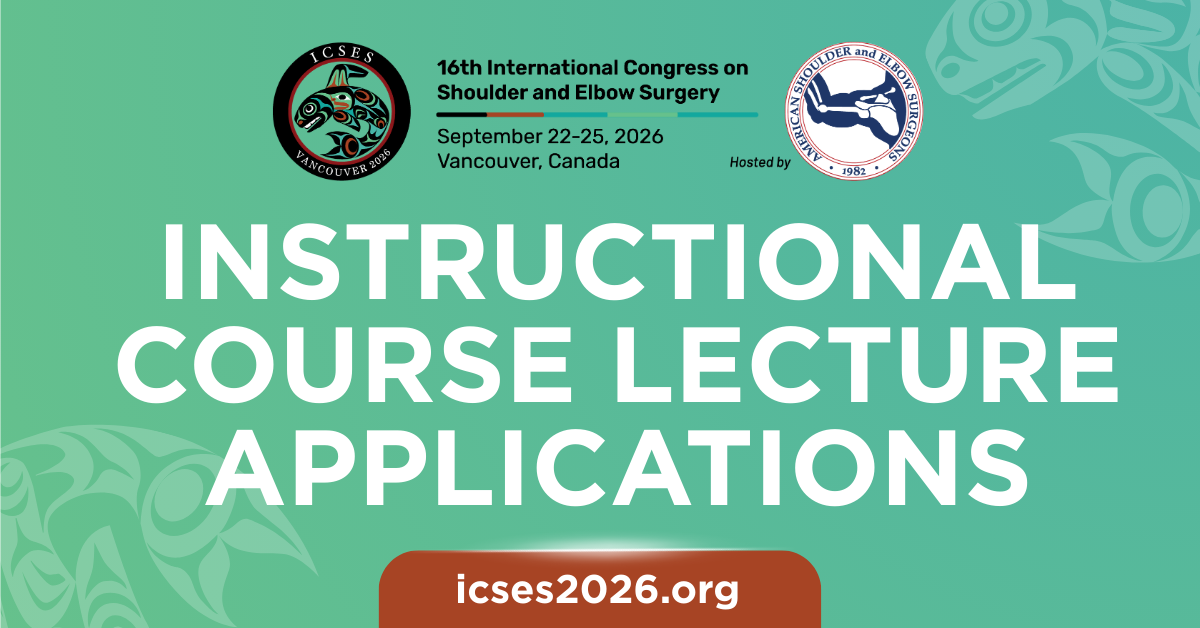 ICSES 2026 Instructional Course Lectures & Sessions
